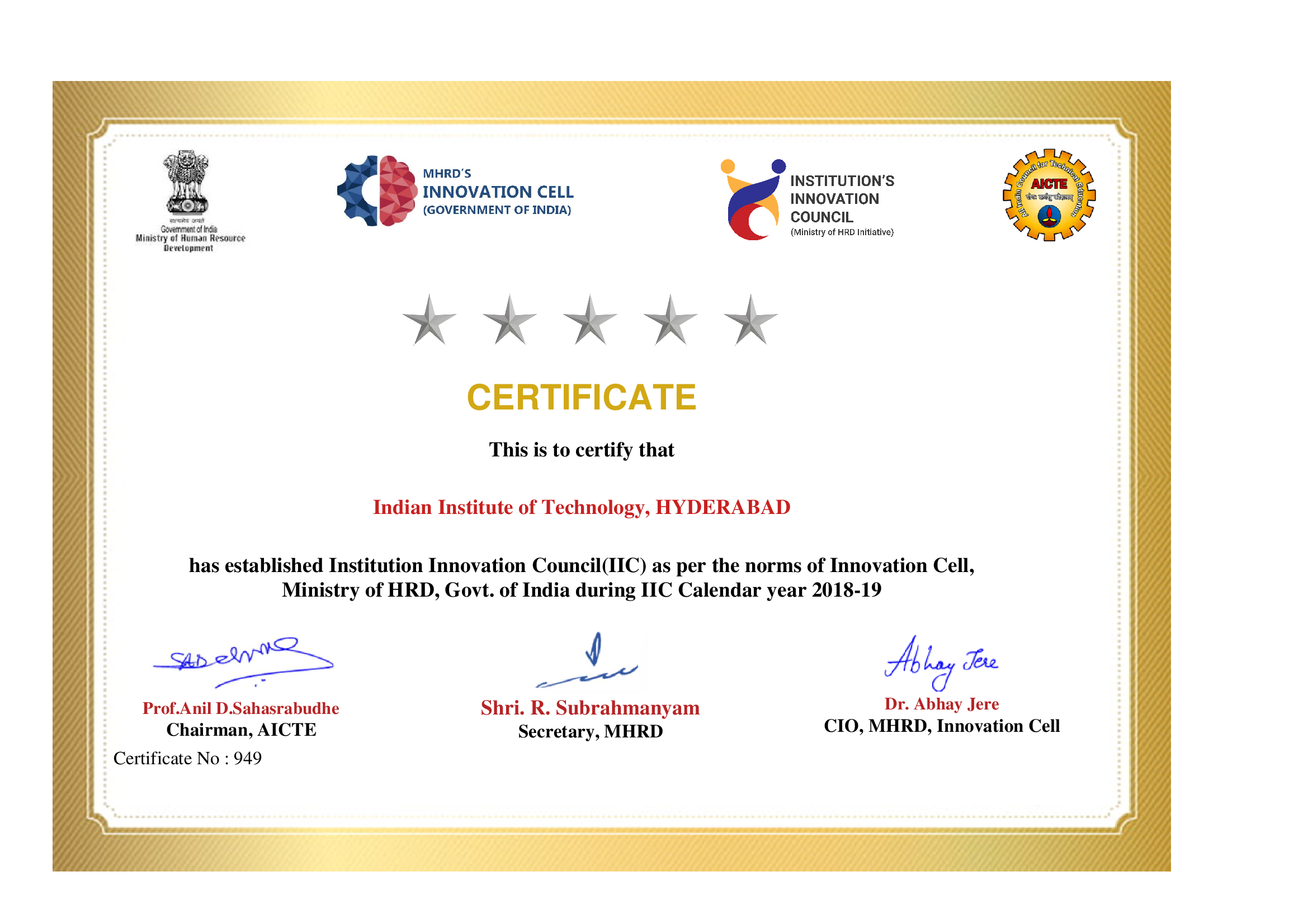 Home| IIC | IIT Hyderabad